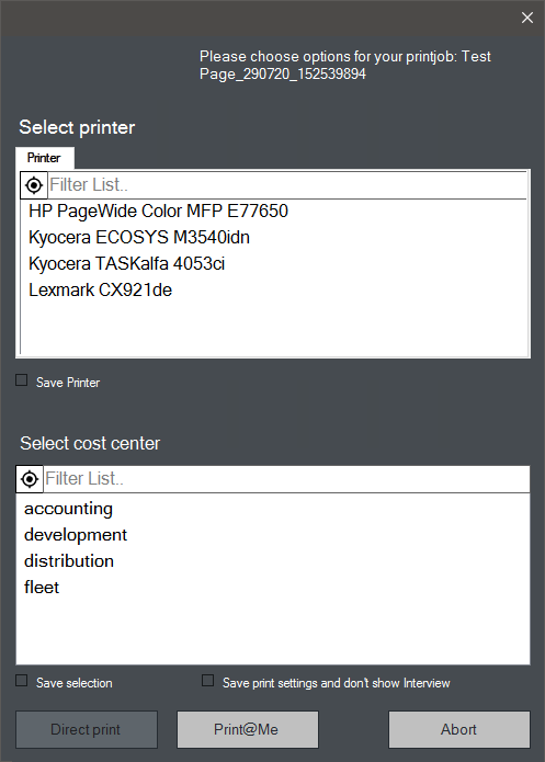 Kyocera Control Messenger